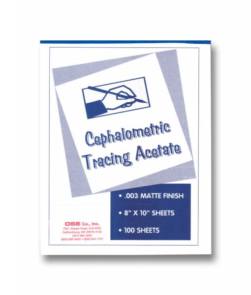 Cephalometric Tracing Acetate | Orthodontic Supply & Equipment Company