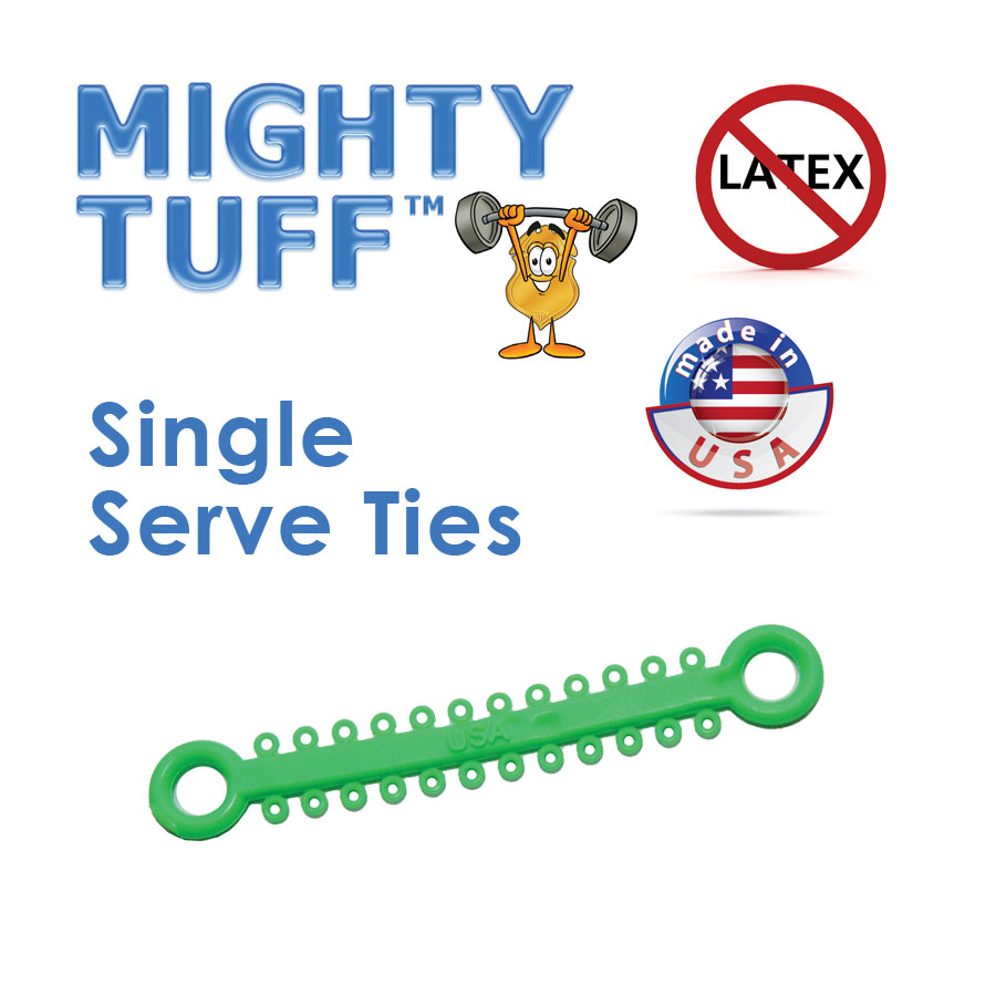 Mighty Tuff™ Ties – Single Serve | Orthodontic Supply & Equipment Company