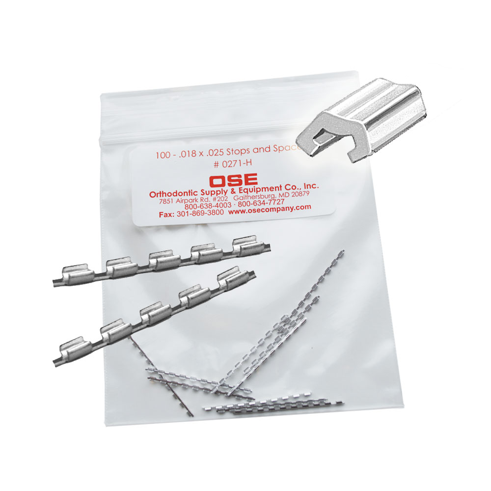 Split Rectangular Stops & Spacers – Orthodontic Supply & Equipment Company