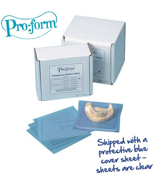 Pro-form Clear Temporary Splint / Surgical Tray Material | Orthodontic ...