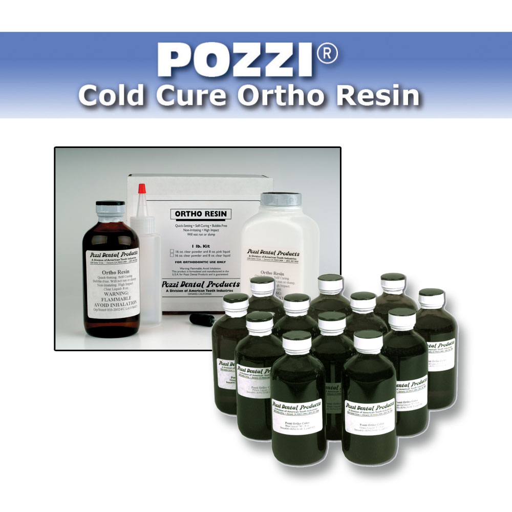 Pozzi Cold Cure Ortho Resin – Orthodontic Supply & Equipment Company